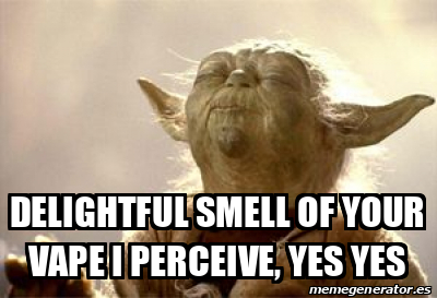 Meme Personalizado - DELIGHTFUL SMELL OF YOUR VAPE I PERCEIVE, YES YES ...