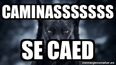 Meme Personalizado - caminasssssss se caed - 33140442