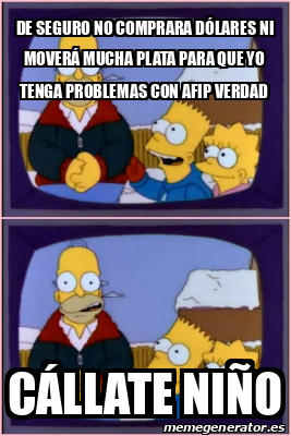 Meme Personalizado - De seguro no comprara dólares ni moverá mucha ...