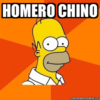 Meme Homer - homero chino - 33150101