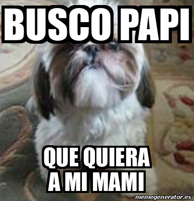 Meme Personalizado - Busco papi que quiera a mi mami - 33150463