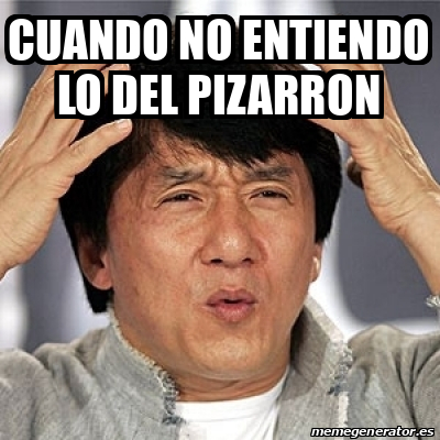 Meme Jackie Chan - CUANDO NO ENTIENDO LO DEL PIZARRON - 33153772
