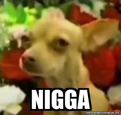 Meme Personalizado - NIGGA - 33159518