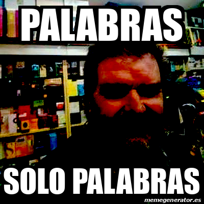 Meme Personalizado - palabras solo palabras - 33160085