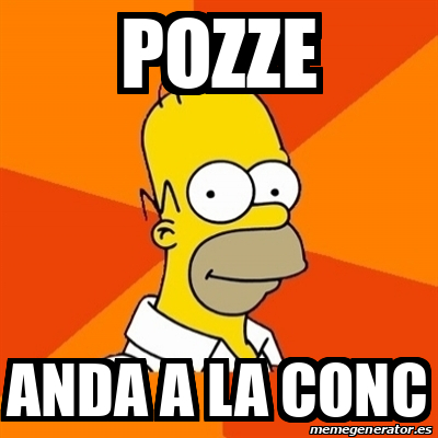 Meme Homer - pozze anda a la conc - 33160458