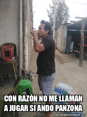 Meme Personalizado - Con razón no me llaman a jugar si ando panzona ...