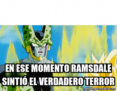 Meme Personalizado - En ese momento Ramsdale sintió el verdadero terror ...