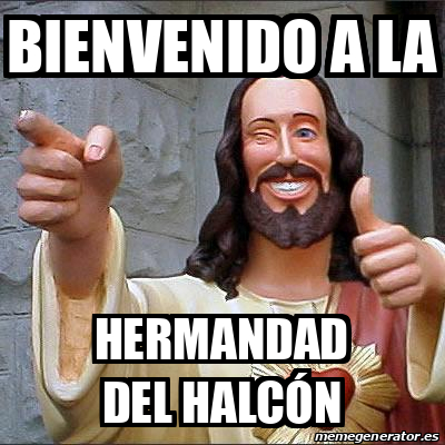 Meme Personalizado - Bienvenido a la hermandad del halcón - 33167296
