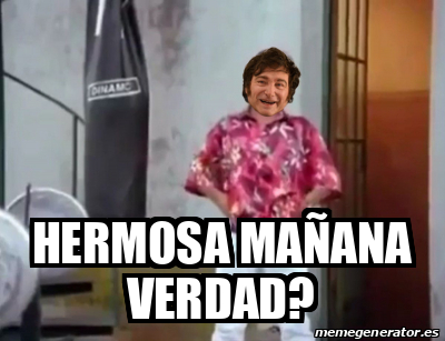 Meme Personalizado - HERMOSA MAÑANA VERDAD? - 33169693