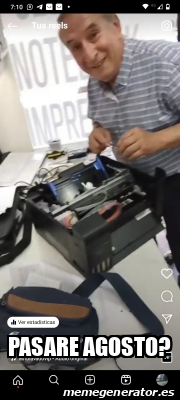 Meme Personalizado - PASARE AGOSTO? - 33171373
