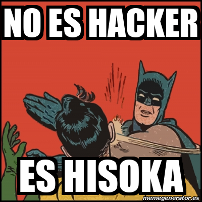 Meme Batman slaps Robin - No es hacker Es Hisoka - 33171476