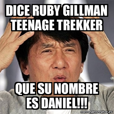 Meme Jackie Chan - Dice ruby gillman teenage trekker Que su nombre es ...