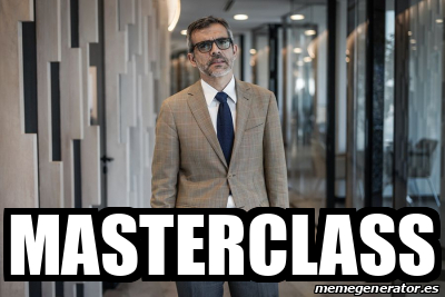 Meme Personalizado - Masterclass - 33188419
