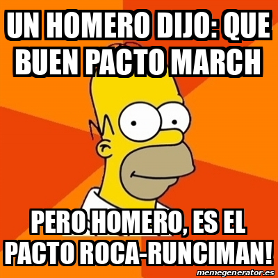 Meme Homer - Un homero dijo: que buen pacto march Pero homero, es el ...