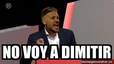 Meme Personalizado - NO VOY A DIMITIR - 33191026