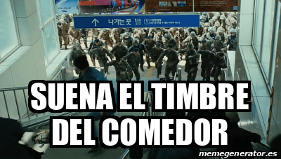 Meme Personalizado - Suena el timbre del comedor - 33192103