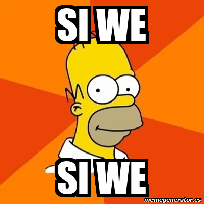 Meme Homer - si we si we - 33194809
