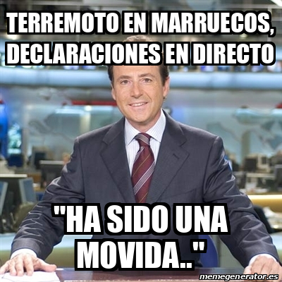 Meme Matias Prats - Terremoto en Marruecos, declaraciones en directo ...