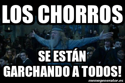 Meme Personalizado - Los chorros Se están garchando a todos! - 33197719