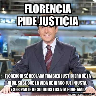 Meme Matias Prats - Florencia pide justicia Florencia se declara ...
