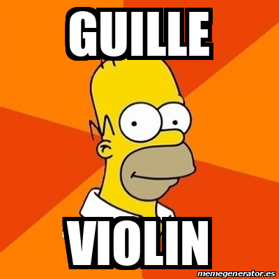 Meme Homer - guille violin - 33204068