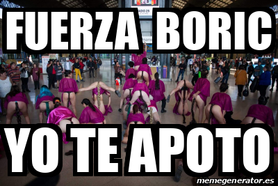 Meme Personalizado - Fuerza boric Yo te apoto - 33206416