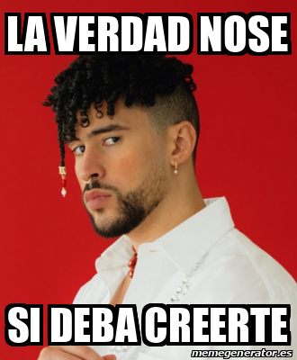 Meme Personalizado - LA VERDAD NOSE SI DEBA CREERTE - 33207404