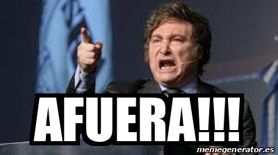 Meme Personalizado - AFUERA!!! - 33215482