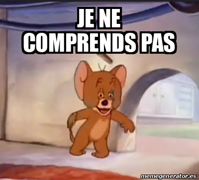 Meme Personalizado - Je ne comprends pas - 33217783