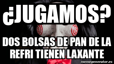 Meme Personalizado - ¿Jugamos? Dos bolsas de pan de la refri tienen ...