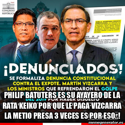 Meme Personalizado - PHILIP BATUTERS ES SU AYAYERO DE LA RATA KEIKO POR ...