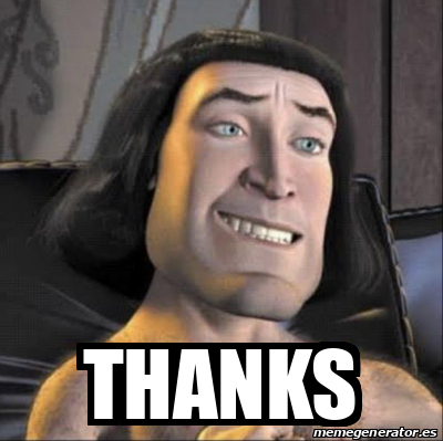 Meme Personalizado - THANKS - 33223799