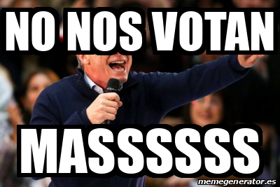 Meme Personalizado - no nos votan massssss - 33228678
