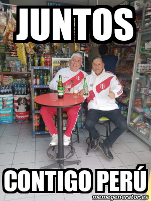 Meme Personalizado - juntos contigo perú - 33234093