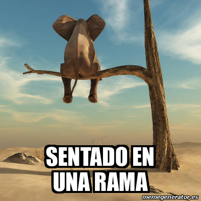 Meme Personalizado - sentado en una rama - 33235376