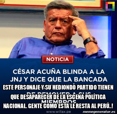 Meme Personalizado - Este personaje y su hediondo partido tienen que ...