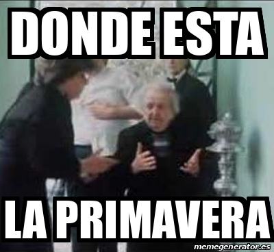 Meme Personalizado - Donde esta La primavera - 33247692