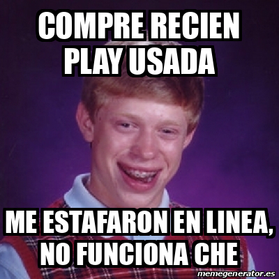 Meme Bad Luck Brian - COMPRE RECIEN PLAY USADA ME ESTAFARON EN LINEA ...