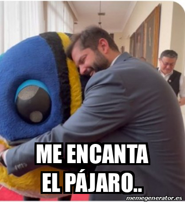 Meme Personalizado - Me encanta el pájaro.. - 33254238