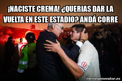 Meme Personalizado - ¡NACISTE CREMA! ¿QUERIAS DAR LA VUELTA EN ESTE ...
