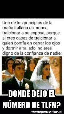 Meme Personalizado - donde dejo el número de tlfn? - 33258065