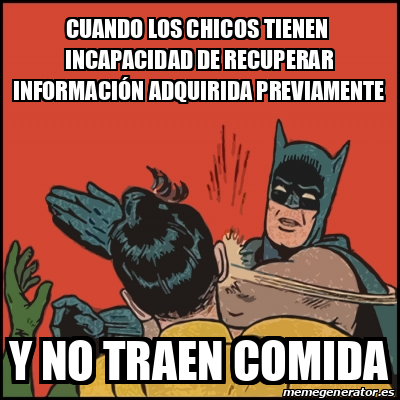 Meme Batman slaps Robin - cuando los chicos tienen incapacidad de ...