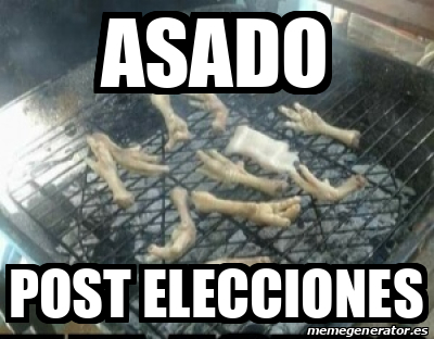 Meme Personalizado - Asado post Elecciones - 33260861