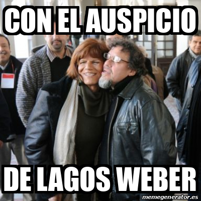 Meme Personalizado - Con el auspicio De Lagos weber - 33261366