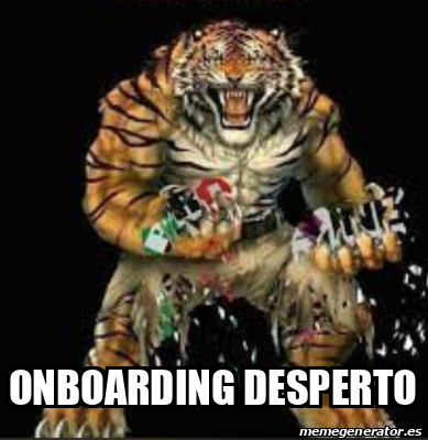 Meme Personalizado - Onboarding desperto - 33266142
