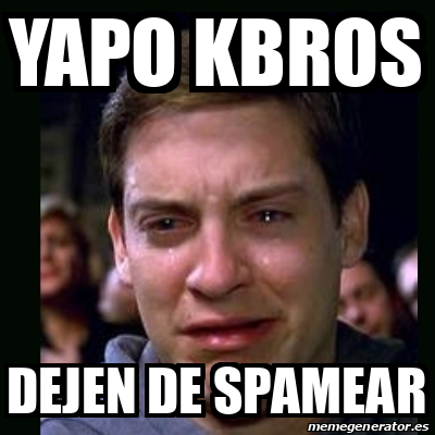 Meme crying peter parker - Yapo kbros Dejen de spamear - 33267724