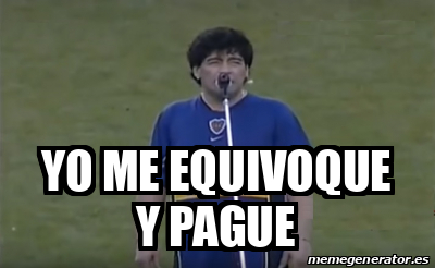 Meme Personalizado - YO ME EQUIVOQUE Y PAGUE - 33268327