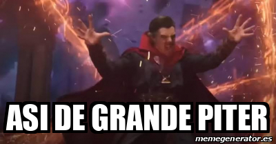 Meme Personalizado - asi de grande piter - 33269051