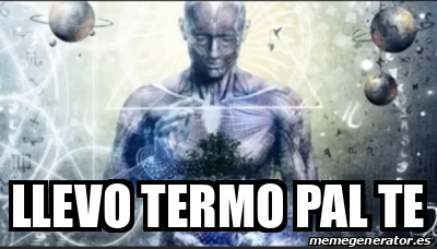 Meme Personalizado - llevo termo pal te - 33280708
