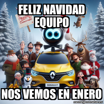 Meme Personalizado - feliz navidad EQUIPO noS vemos en enero - 33281507